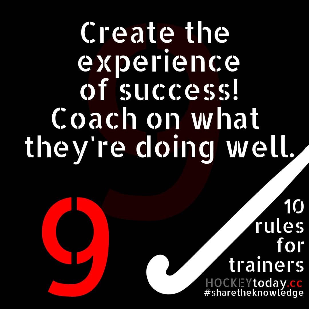 10 rules for trainers - The Hockey Site